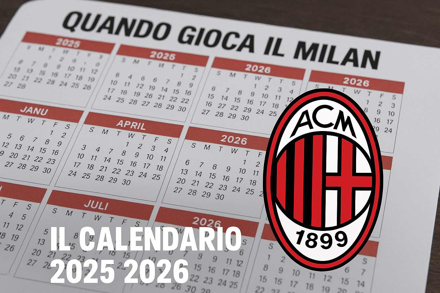 Quando gioca il Milan: prossime partite e calendario - Stadiosport.it