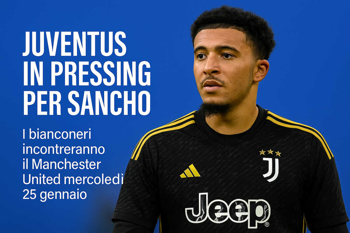 La Juventus spinge per Jadon Sancho: summit con il Manchester United ...