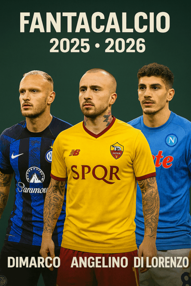 Guida difensori Fantacalcio 2025-2026: fasce, consigli e statistiche ...